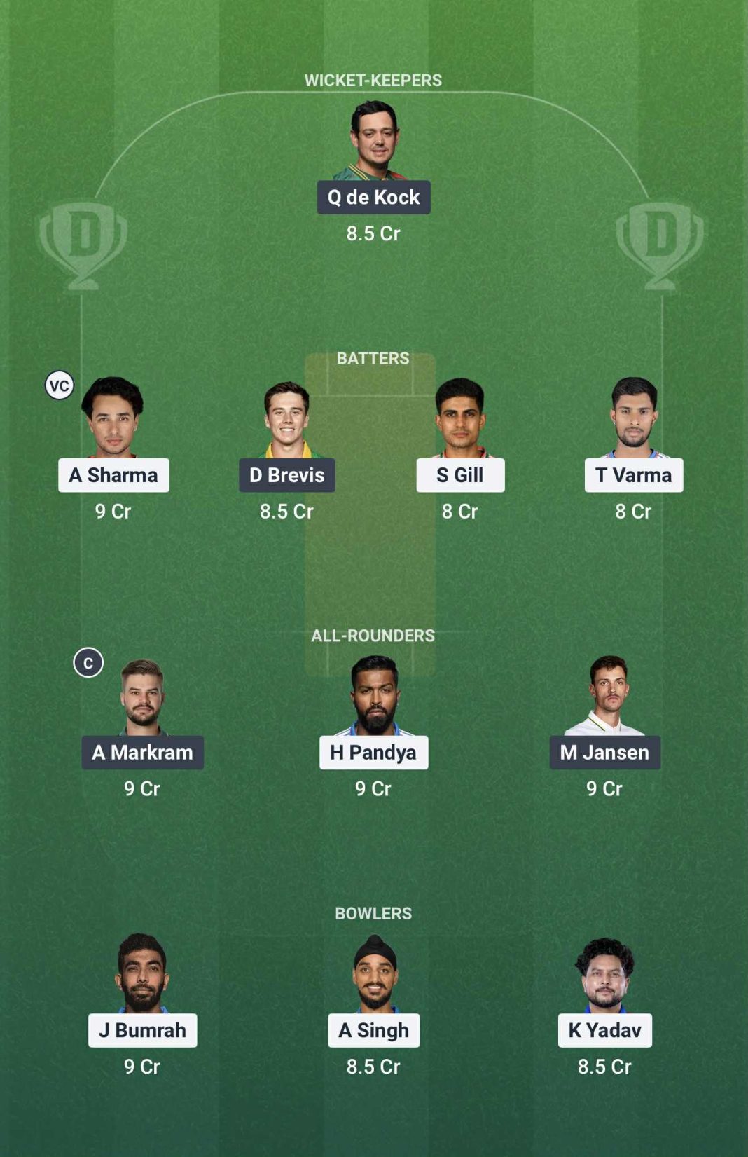 IND vs SA 1st T20 2025 Dream11 Prediction Possible 11 Pitch Report ...